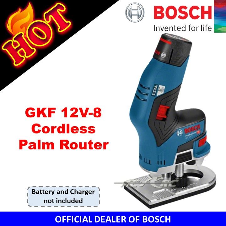 Bosch GKF 12V-8 Cordless Palm Router | Lazada PH