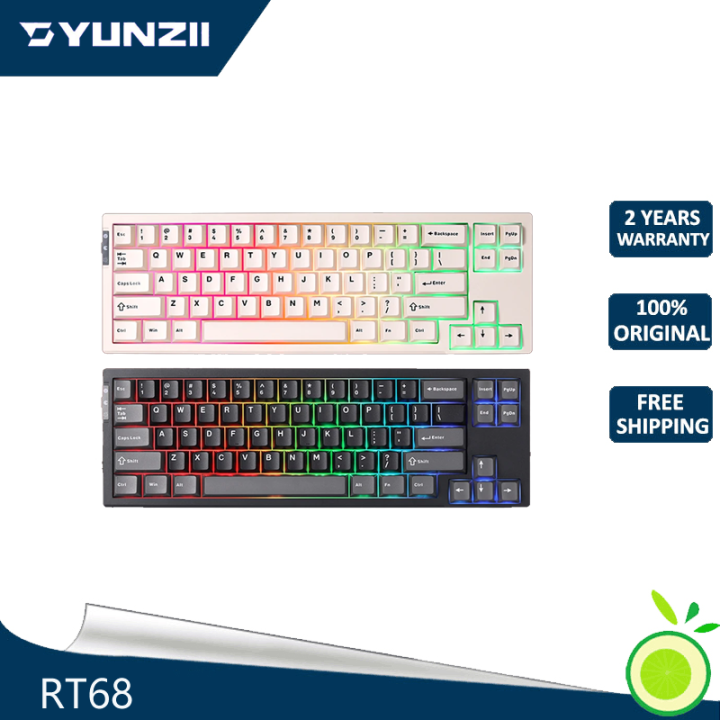 YUNZII RT68 Esports Magnetic Axis Keyboard 68 Gaming Mechanical ...