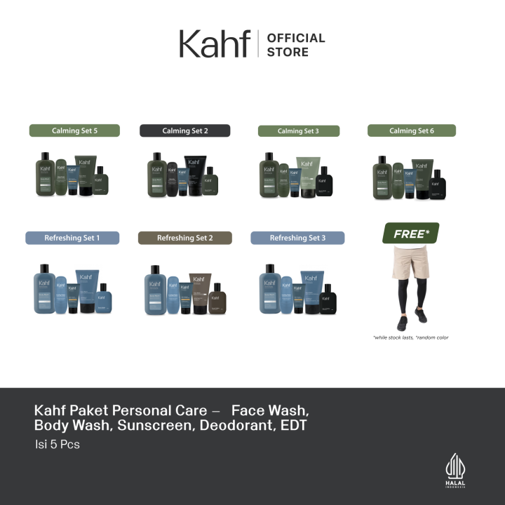 [SPECIAL EDITION : KAHF FRESH MONDAY] Kahf Personal Care isi 5 - Face ...