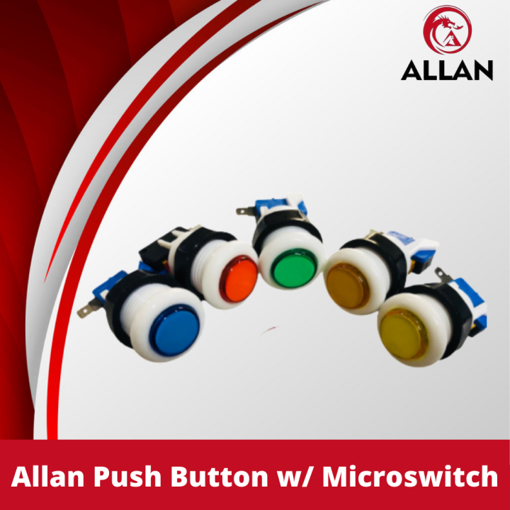 Allan Push Button With Micro Switch For Videoke Set/Karaoke/Pisonet ...