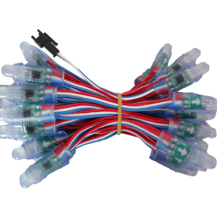 50Pcs WS2811 LED Pixel Light String Advertising Pouring Waterproof Full ...