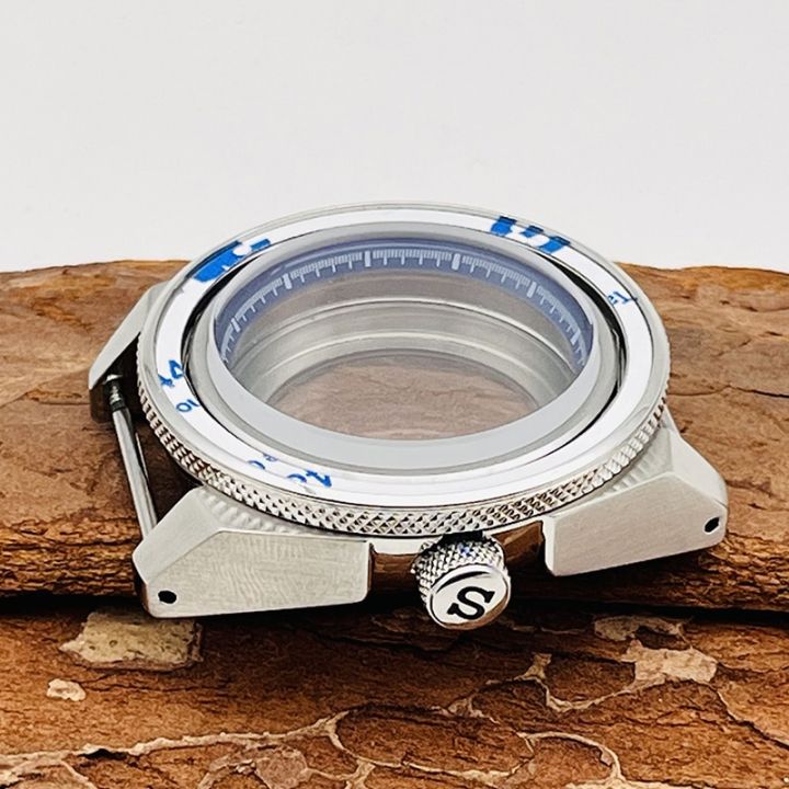 Mod Silver Seiko King Samurai Replace Watch Cases Fits NH35 NH36 7S26 ...