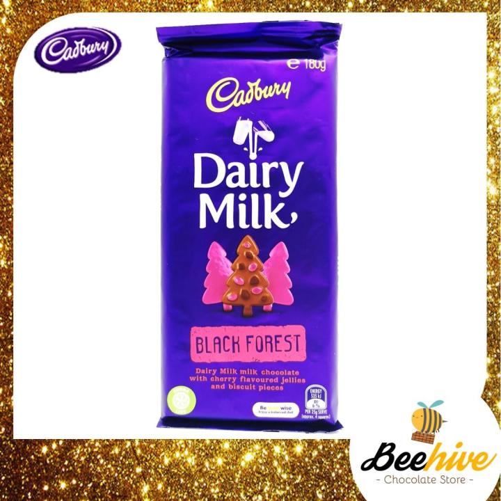 Cadbury Dairy Milk Black Forest Chocolate 180g (Free Ice Cold Packs ...