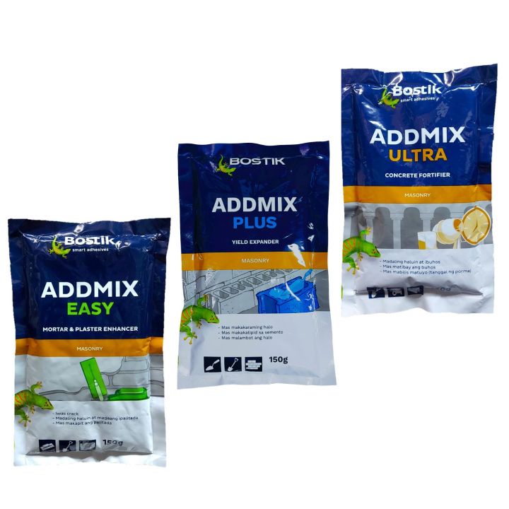 Bostik Addmix Ultra / Addmix Easy / Addmix Plus for Masonry - 150g | Lazada PH
