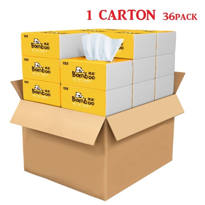 1 Carton Bamboo Tissue PaperSoft Facial Tisu Muka 4 Ply 300 Sheets ...