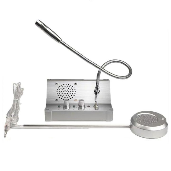 【MAO】-Dual Way Window Intercom System Counter Interphone for Bank ...