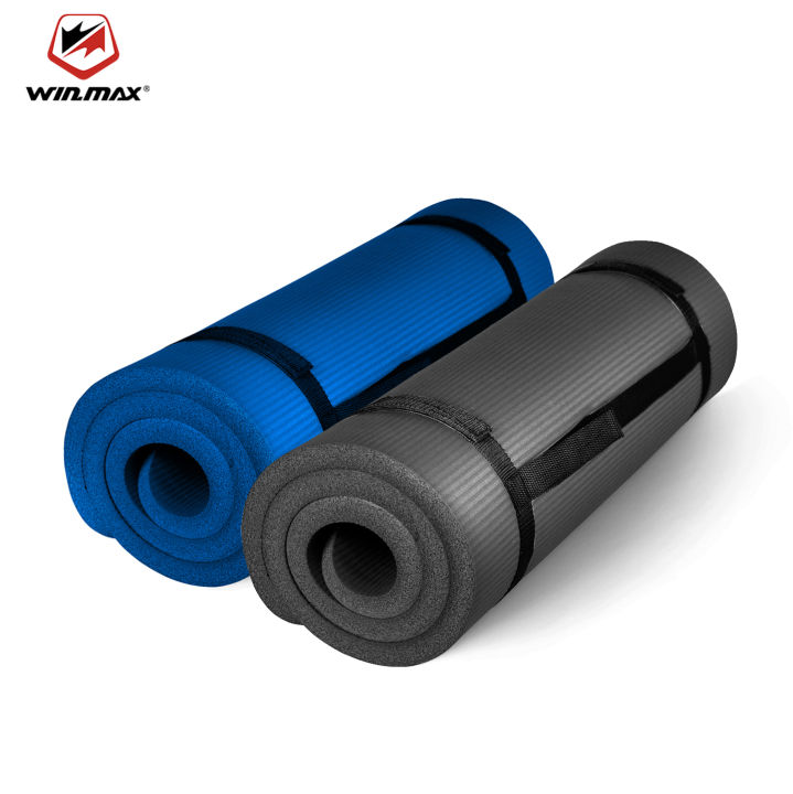 Winmax คุณภาพสูงพื้นผิวกันลื่นพับได้สะดวกสบายเสื่อโยคะยิมนาสติก 10 มม. ...