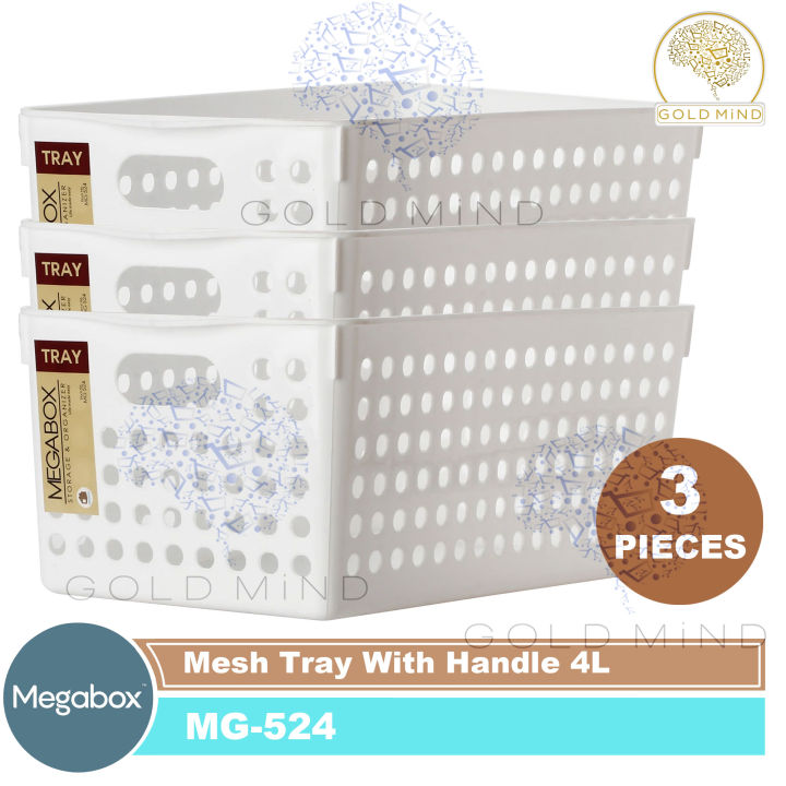 Megabox Mesh Tray 4.0 Liters (Pack of 3) MG 524 | Lazada PH