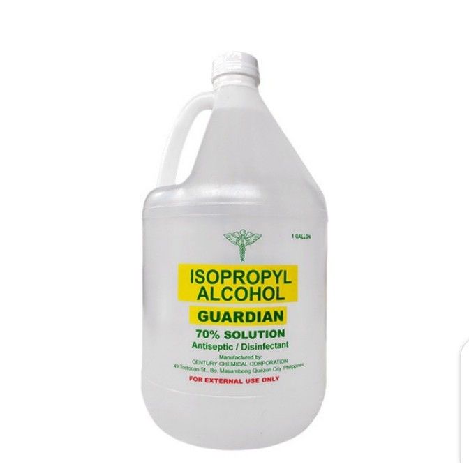 GUARDIAN 70% ISOPROPYL ALCOHOL (CASE BY 4 GAL) | Lazada PH