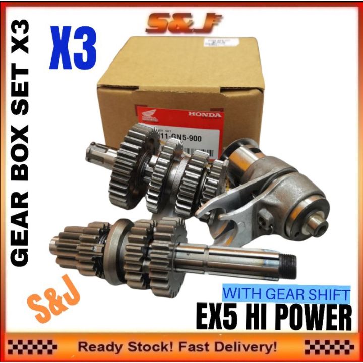 ♒HONDA EX5 HIGH POWER EX5 DREAM WAVE110 WAVE125 ENGINE GEAR BOX SET THAILAND | Lazada