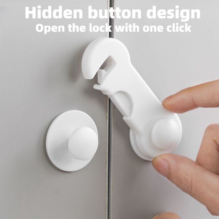 Plastic open and close lock Cabinet drawer refrigerator lock Baby and ...