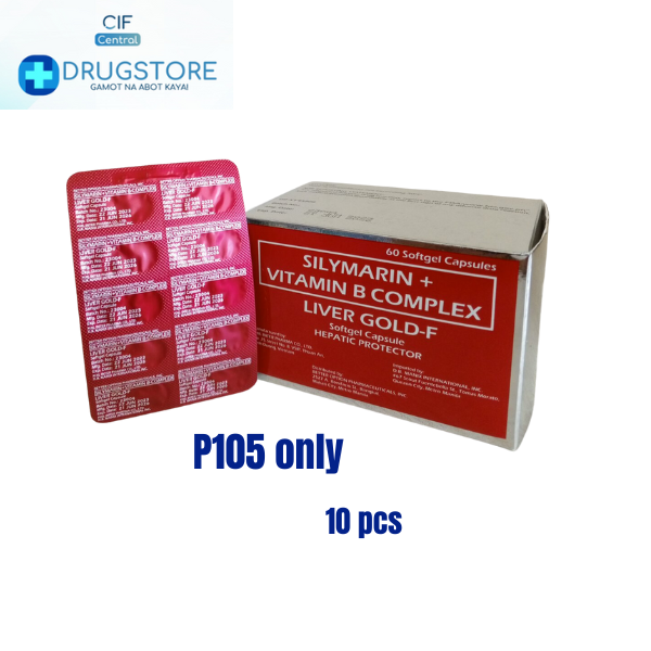 LIVER GOLD-F SOFTGEL (SILYMARIN + VITAMIN B-COMPLEX) 10's | Lazada PH