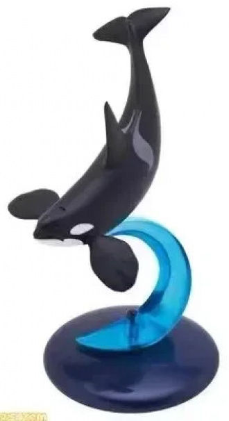 Japanese Genuine Gacha Scale Model Marine Organism Dolphin Killer Whale ...