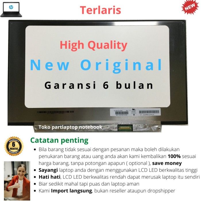 LCD Dell Latitude 3400 original laptop panel screen | Lazada Indonesia