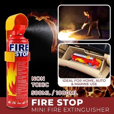 Portable Car Fire Extinguisher Car Only Emergency Fire Extinguisher ...