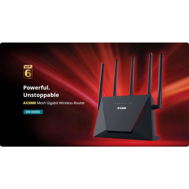 D-LINK (DIR-X3000Z) Router Wireless AX3000 Dual Band Gigabit Wi-Fi 6 | Lazada.co.th
