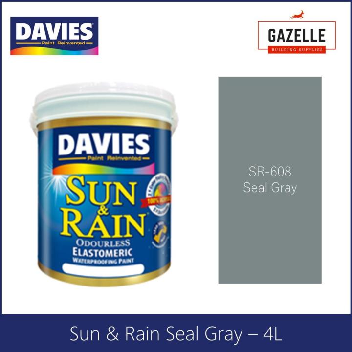 Davies Sun & Rain Seal Gray - 4L SR-608 | Lazada PH