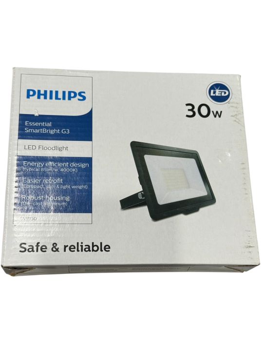 PHILIPS โคมฟลัดไลท์ สปอร์ตไลท์ SmartBright LED รุ่น BVP150 220V 30W DAY ...