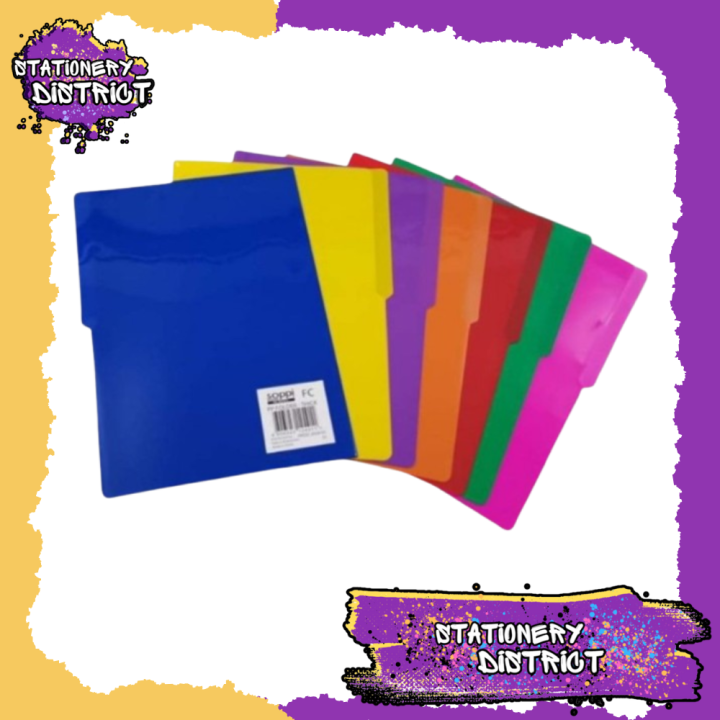 12 PCS Plastic Folder Thick long and short | Lazada PH