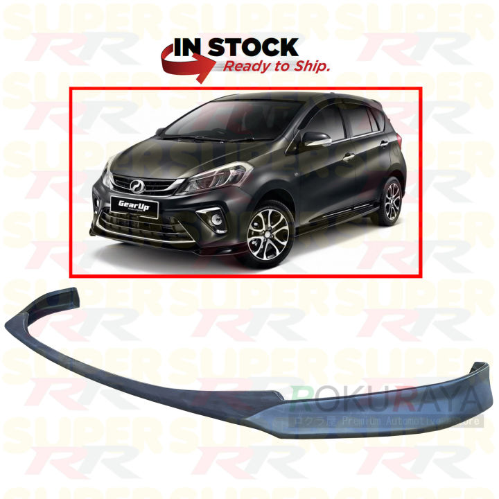 Perodua Myvi VVTi New Third Generation (2018) Gear Up Style Front Skirt ...