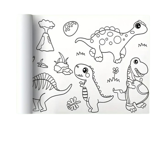 Roll Kertas Mewarnai Tempel Dinding Coloring Paper Panjang 300cm Aneka ...