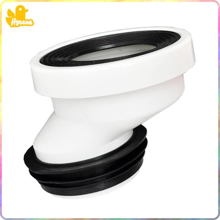 Hyccue Toilet offset flange, PVC offset pipe connector adapter for ...
