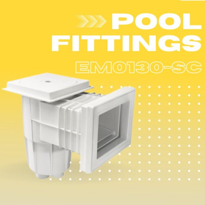 15L Wall Skimmer Box Fitting Kolam Renang EMAUX EM0130-SC 15 LITER ...