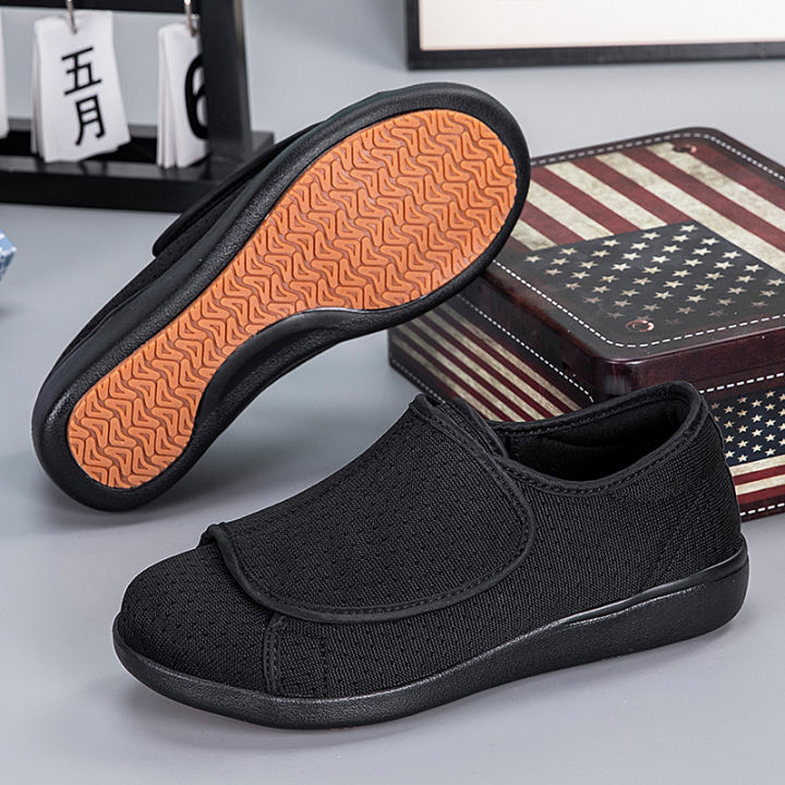 Anti-slip Diabetic Shoes Swollen Feet Men Women Wide Shoes For Special ...