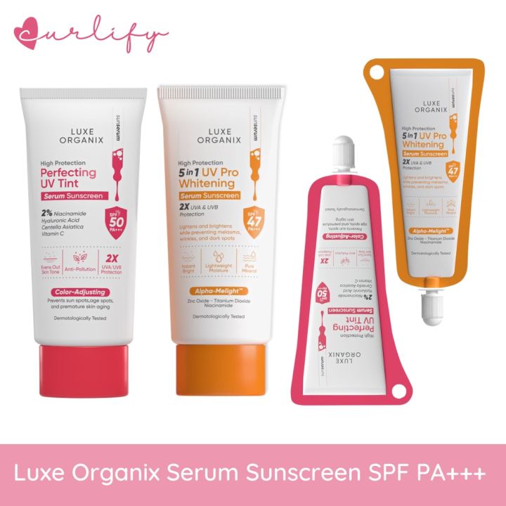 Luxe Organix High Protection 5in1 UV Pro Whitening Perfecting UV Tint ...