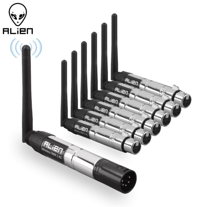 ALIEN 5 Pin DIN Wireless 2.4G ISM DMX 512 Transmitter Receiver DFI ...