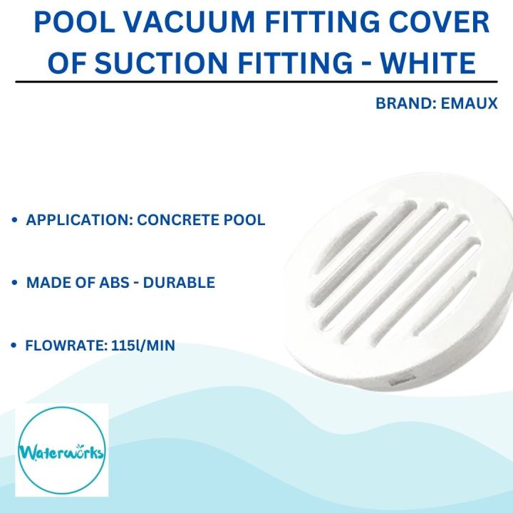 Emaux EM2822A Swimming Pool Vacuum Fitting Cover of Suction Fitting ...