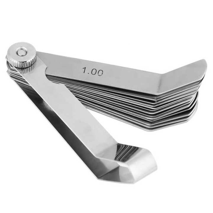 Thickness Gauge Stainless Steel Curved Feeler Gauge Ruler Welding ...