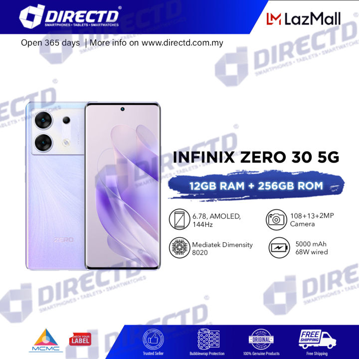 [NEW ARRIVAL] INFINIX ZERO 30 5G (12GB + 9GB RAM | 256GB) 1 Year Warranty by Infinix Malaysia ...