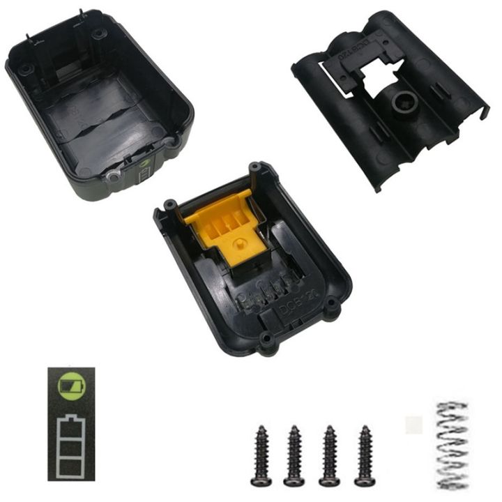 TECHCHIP-DCB120 Battery Plastic Case for 10.8V 12V Lithium Ion Battery ...