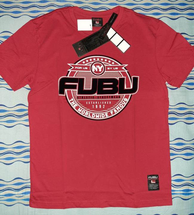 Original Fubu Tshirt A-2789 Red | Lazada PH