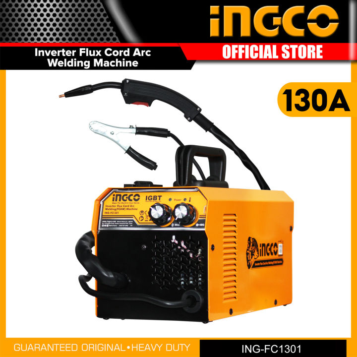INGCO Portable Inverter Flux Cord Welding Machine with Cordless ...