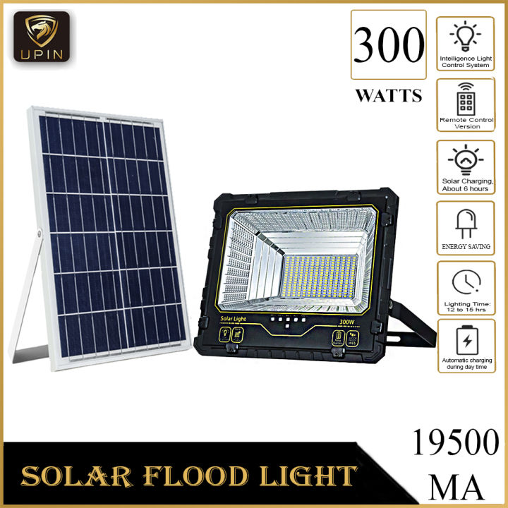 ( UP39-300W ) 300W Solar LED Outdoor Flood Light Street Lamp Waterproof With Remote Control ...