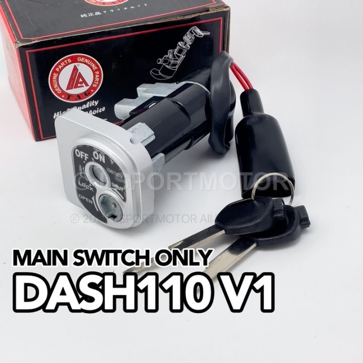 HONDA DASH110 V1 MAIN SWITCH ONLY (TAG) IGNITION SWITCH KEY LOCK ...