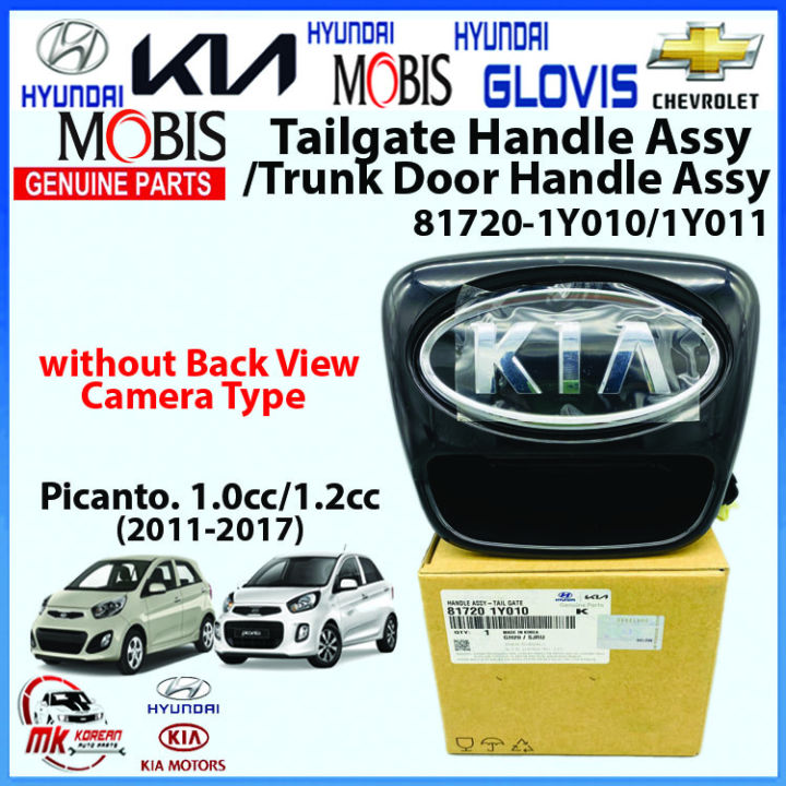 [GENUINE] Tailgate Handle Assy/Trunk Door Handle Assy for Picanto(2011 ...