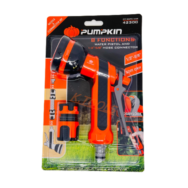 PUMPKIN ชุดหัวฉีดน้ำ 2ชิ้น รุ่น 42300 ของแท้100% ข้อต่อชุด ปืนฉีดน้ำ ...
