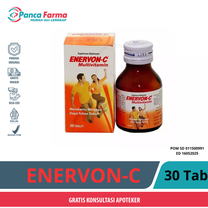 Enervon C Multivitamin | Vitamin Daya Tahan Tubuh | Mengandung Vitamin ...