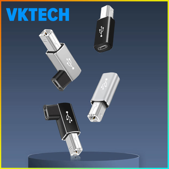 [Vktech] USB Type C Female to USB B Male Converter for Printer MIDI ...