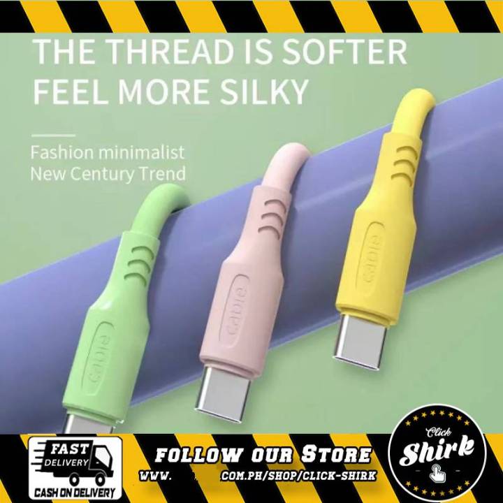 Liquid Silicone 5A Micro USB Cable Long Fast Charger Macaron Charging ...