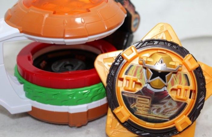 Dx Power Rangers Ninja Steel Sentai Ninninger Gold Changer Loose ...