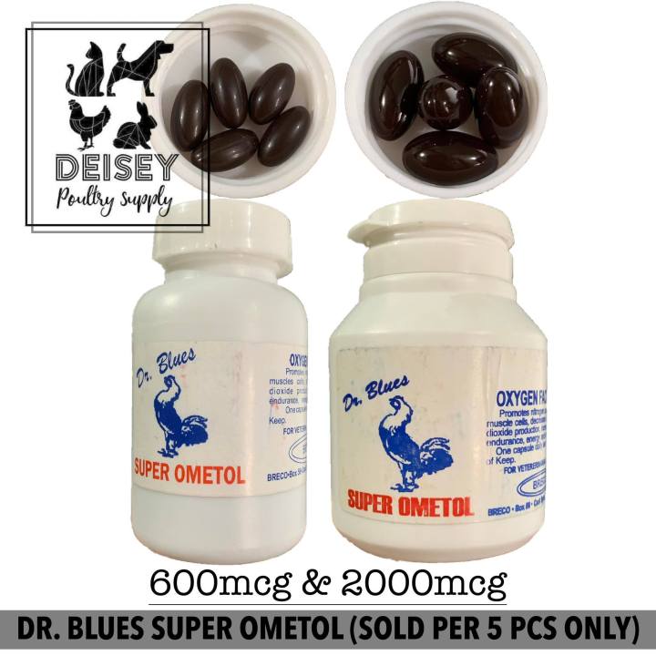 DR. BLUES SUPER OMETOL 600MCG SMALL OR 2000MCG BIG FOR GAMEFOWL (5 PCS ...