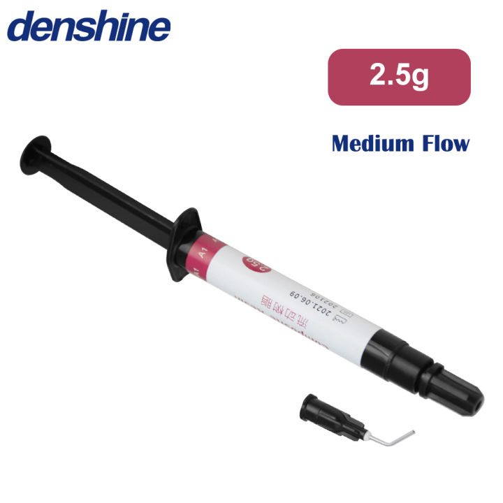 Denshine Dental Flowable Medium Flow Type Light Cure Composite Resin ...