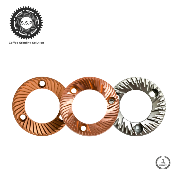 SSP Coffee Grinder Burrs - Multipurpose, High Uniformity, Cast (64mm ...