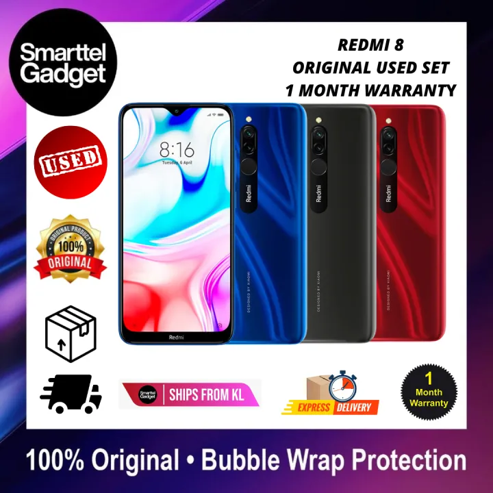 Redmi 8 4GB ROM + 64GB 6'2INCH - 5000mAh - Snapdragon 439 - 1 Month ...