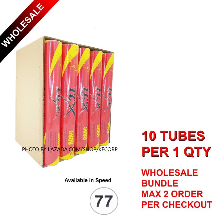 TCX Shuttlecock 10 Tubes - Wholesale | Lazada PH