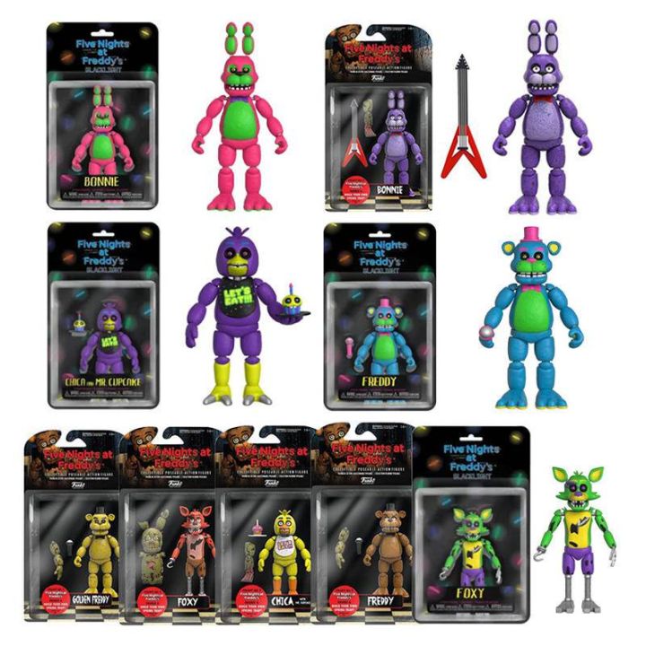 15cm Five Nights at Freddy's FNAF Action Figure Bonnie Foxy Figurine ...